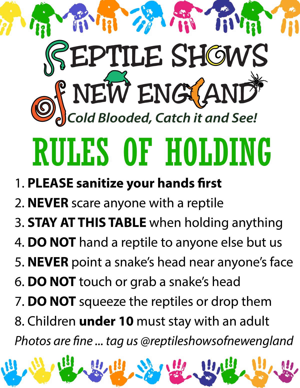 RULES-HOLDING-01 | Reptile Shows of New England